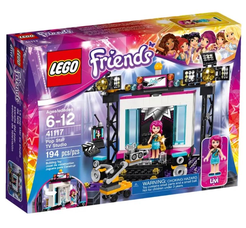 Lego Friends 41117 Popstar TV-Studio Stage Doppelbühne (Gebraucht) in ...