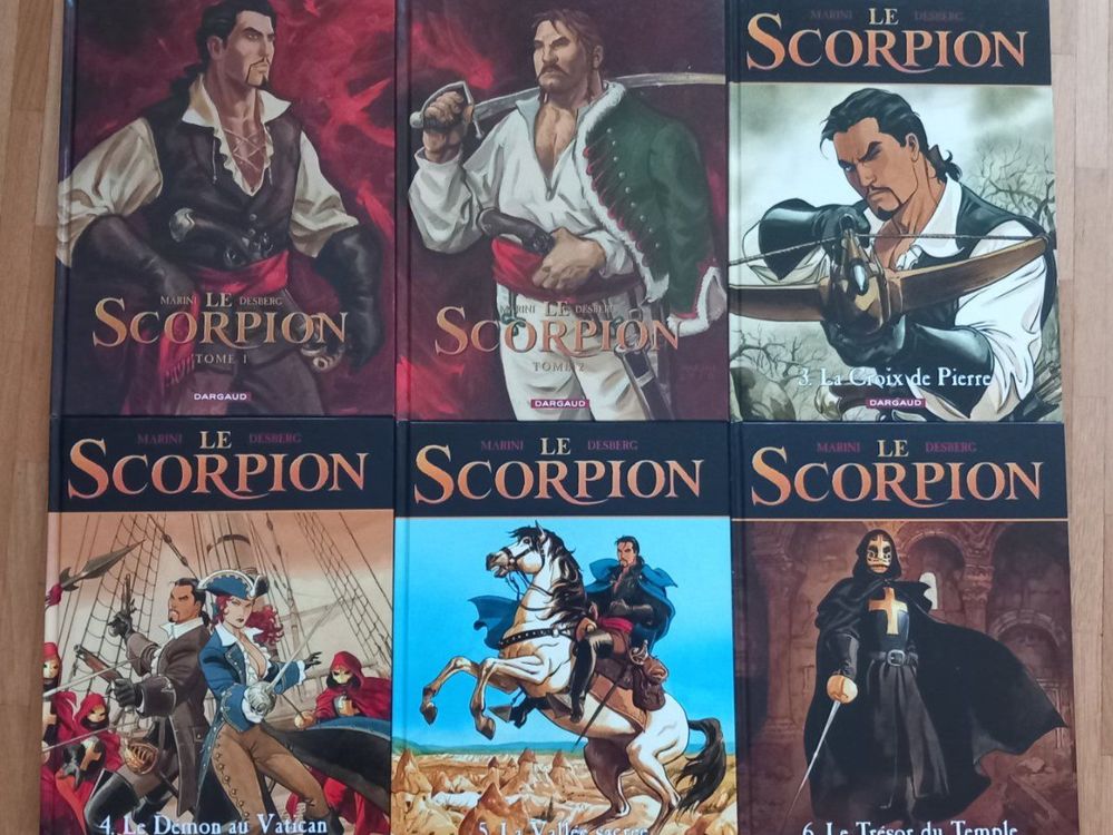 LOT DE 6 BD "LE SCORPION" MARINI - DESBERG | Kaufen auf Ricardo