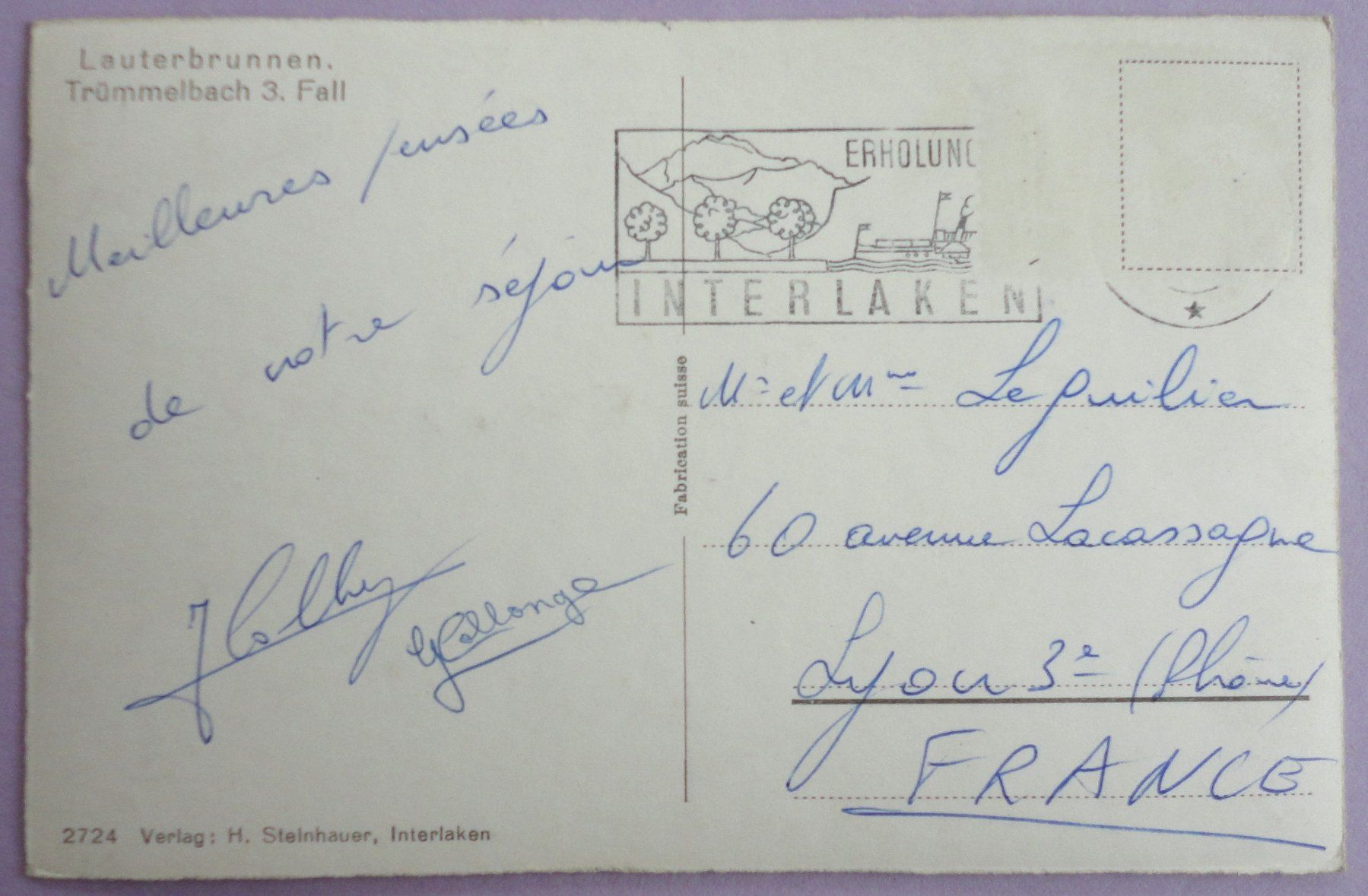 Lauterbrunnen, Trümmelbach 3. Fall (Defekt) in Fétigny für CHF 1 – mit ...