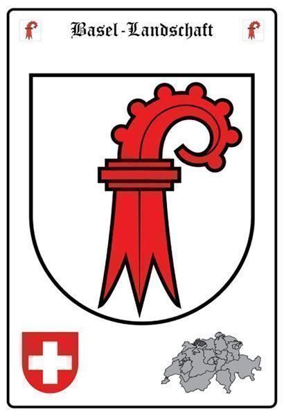 Blechschild-WAPPEN BASEL LANDSCHAFT | Kaufen auf Ricardo