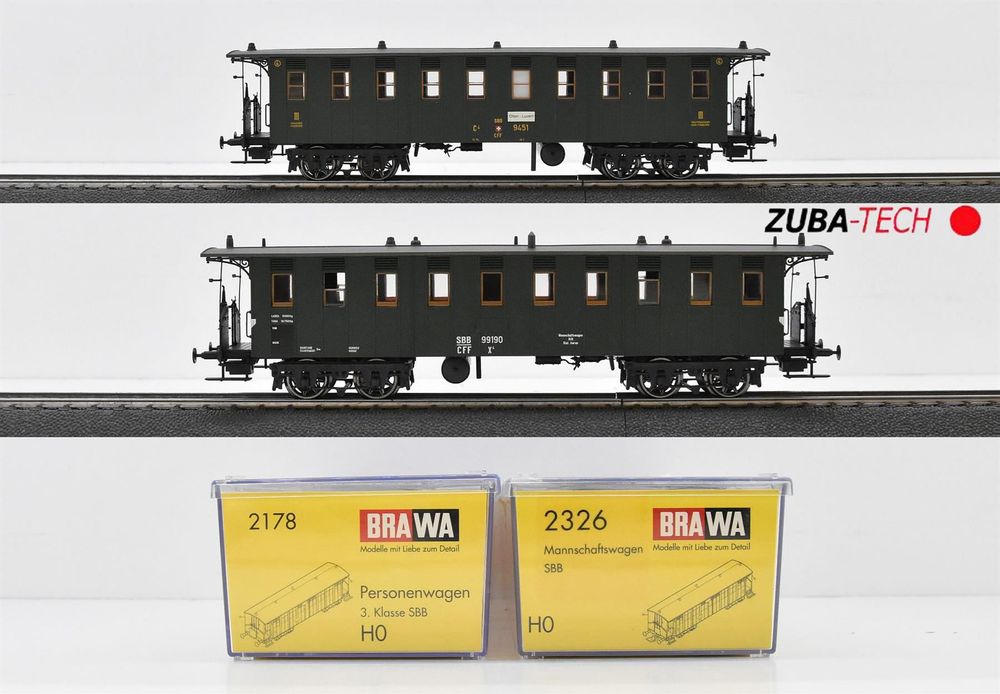 Brawa 2x Personenwagen SBB H0 GS mit OVP (Gebraucht) in St. Gallen für CHF 52 – mit Lieferung ...
