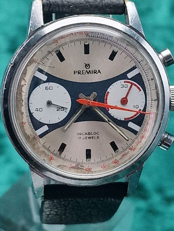 Vintage PREMIRA Panda, Chronograph, Handaufzug, aus 1970-ger (Gebraucht ...