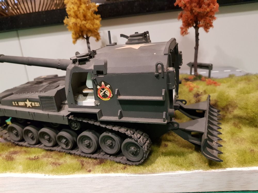 Modellbaupanzer US Armee M40 long tom Panzerhaubitze 1-35 (Defekt) in ...