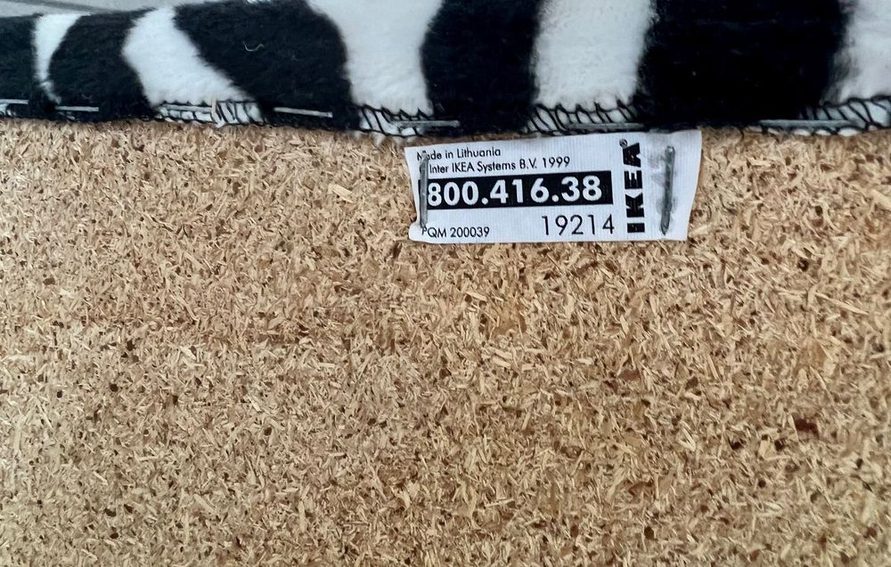 Ikea Classic 2000s Bench, Pastill Zebra Bank Hocker Sitzbank (Gebraucht ...