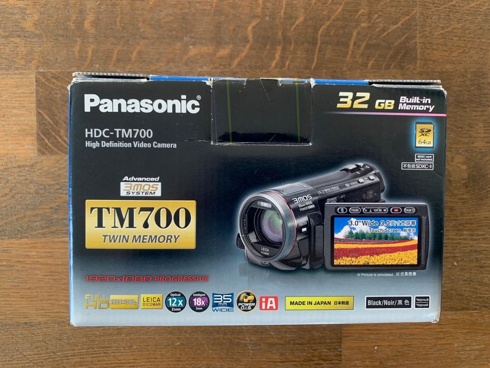 Panasonic HDC-TM700 Handycam (Gebraucht) in Wädenswil für CHF 90 – mit ...