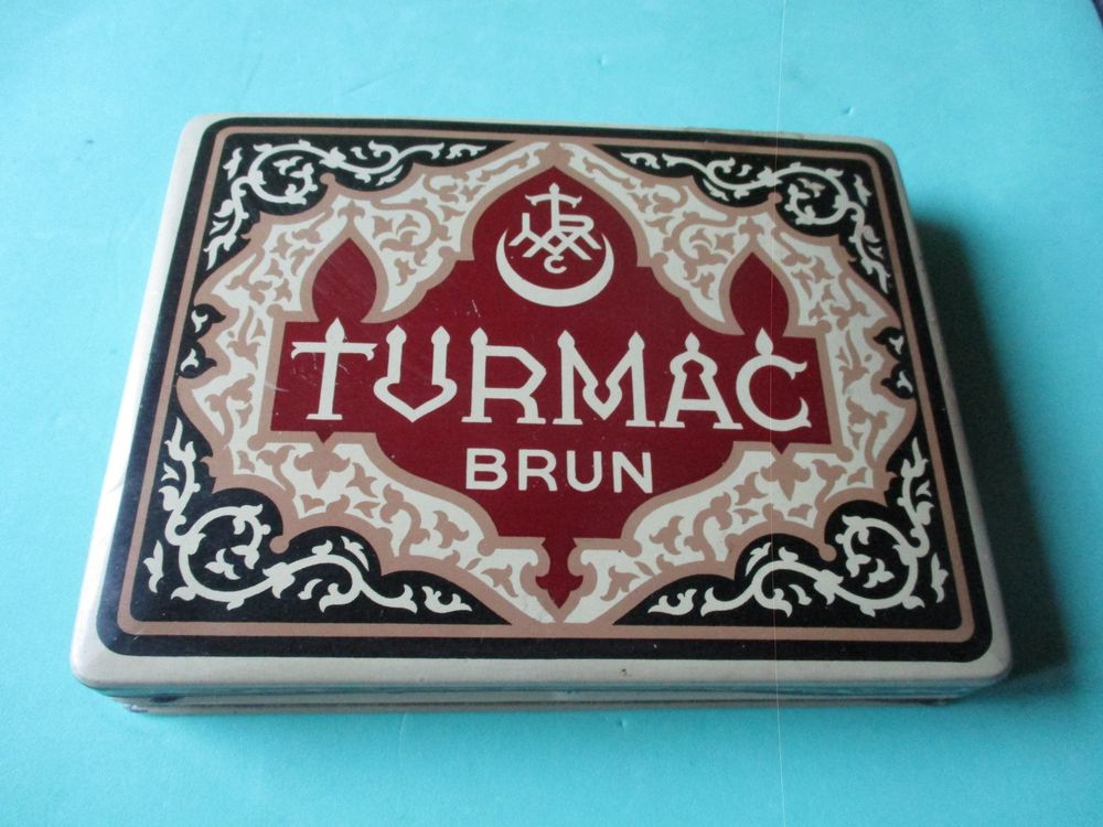 Vintage Turmac Brun Zigaretten Dose, leer, Rarität! (Gebraucht) in ...