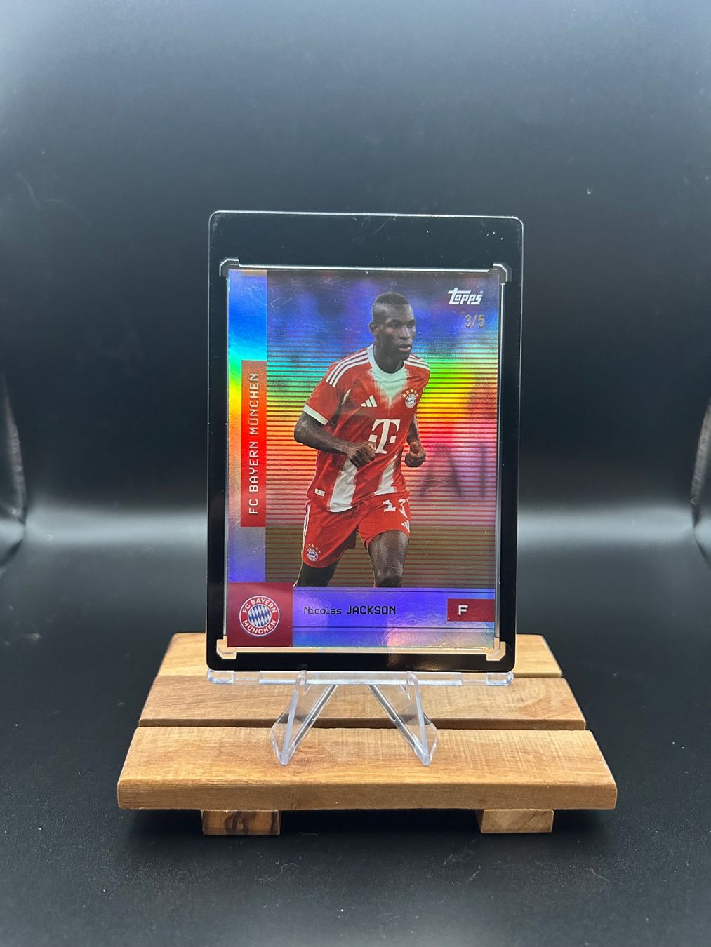 TOPPS Bayern München Teamset Nicolas Jackson nummeriert 3/5 (Neu ...