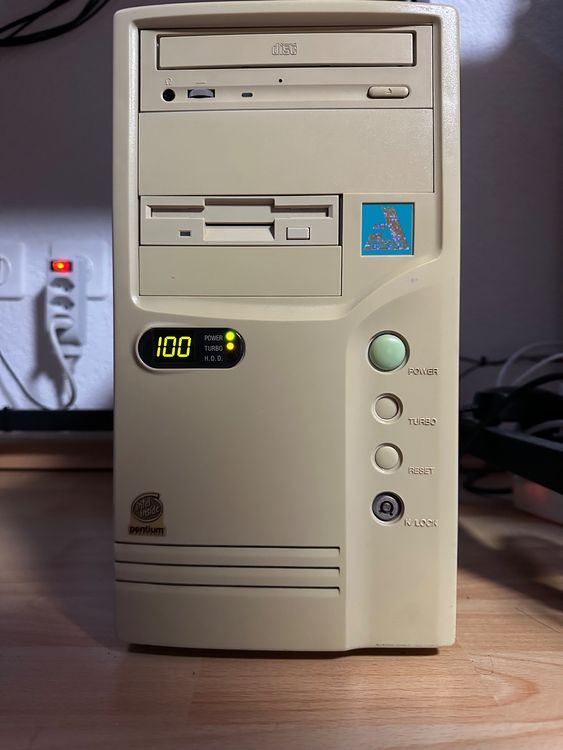 Retro Computer Pentium 100MHz, 32MB RAM, 1.6GB HDD, SB16 (Gebraucht) in ...