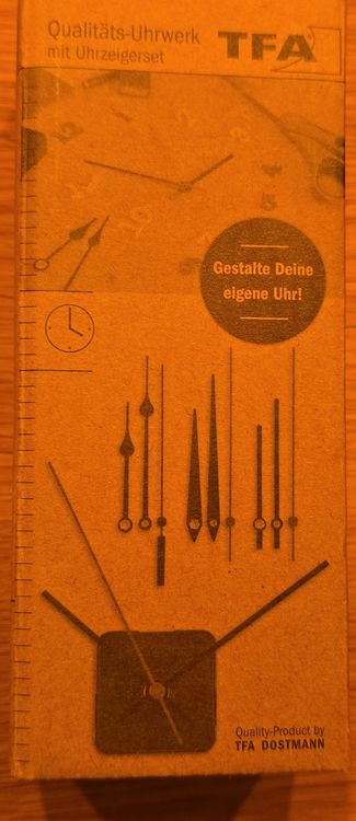 DIY Uhrwerk mit Zeigern Set TFA neu (Neu und originalverpackt) in ...