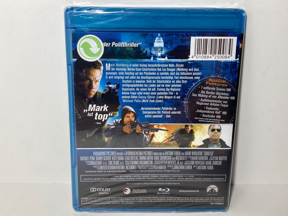 Shooter Blu Ray OVP | Kaufen auf Ricardo Shooter Blu Ray OVP | Kaufen auf Ricardo