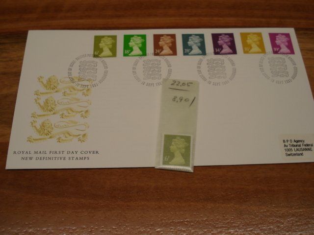 Grossbritannien, 1991, Satz Dauermarken, FDC und Lose ** | Kaufen auf Ricardo
