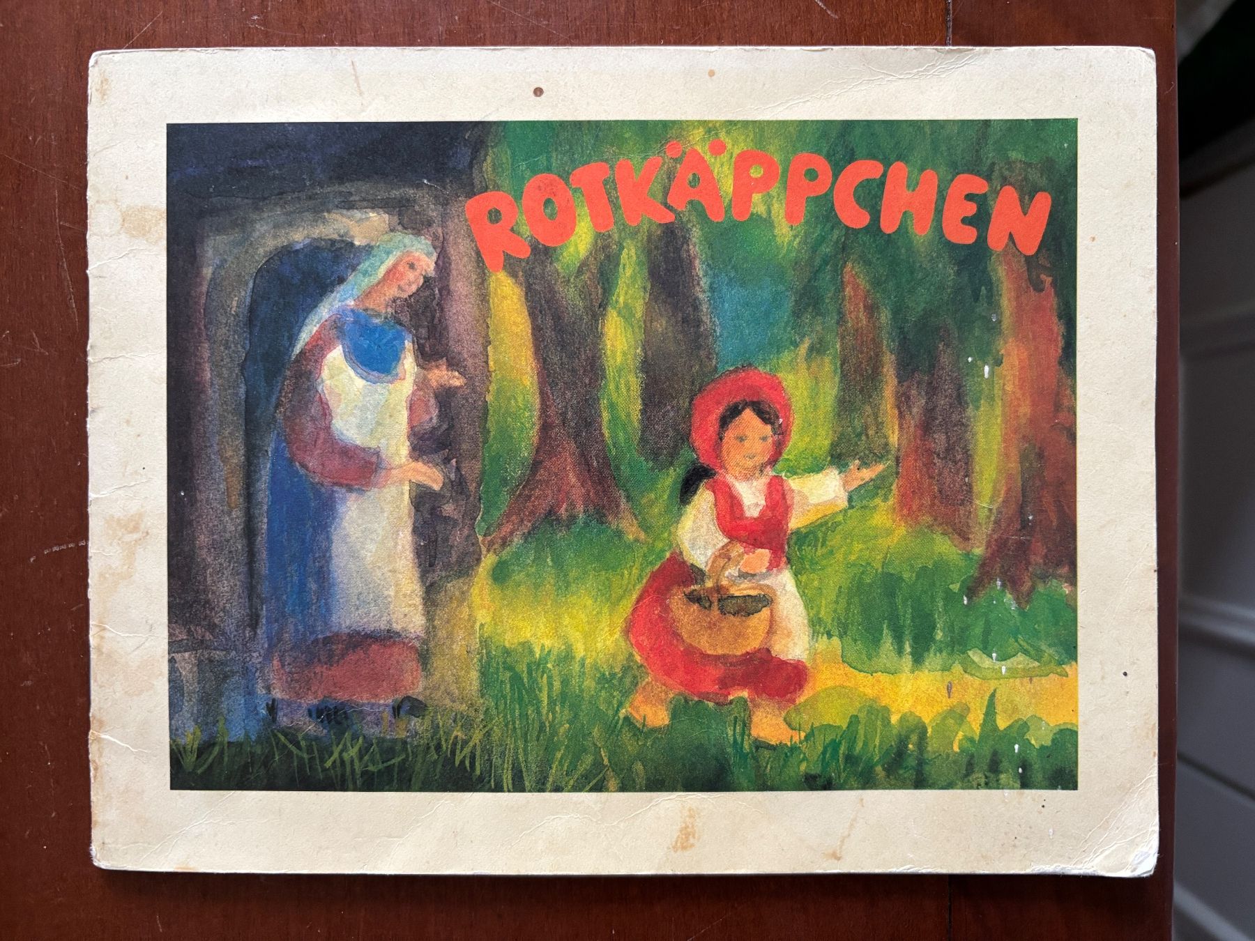 Rotkäppchen - Grimm - Künstlerin Lilly Gross-Anderegg 1977 (Gebraucht ...