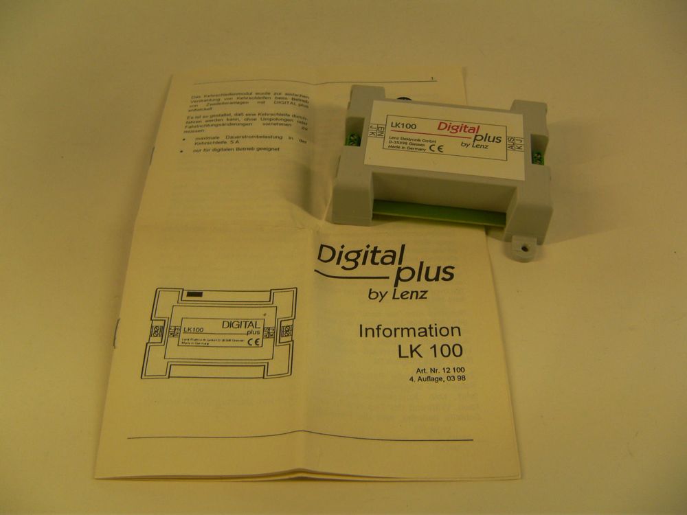 Roco 10769 / Lenz LK100 Digital Plus Kehrschleifen-Modul (Gebraucht) in Rodersdorf für CHF 16 ...