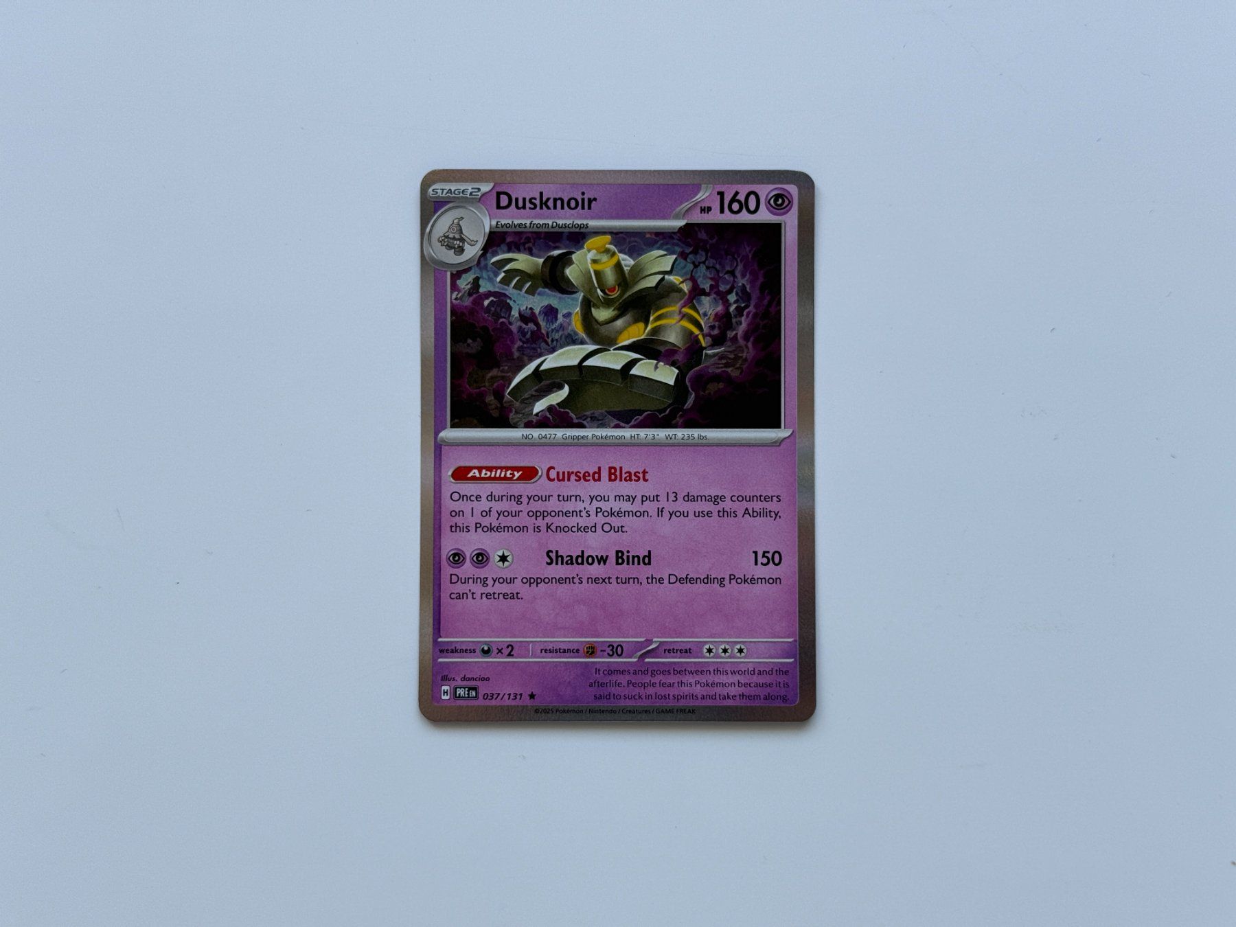 Dusknoir Holo EN Prismatic Evolutions Pokemon (Gebraucht) in Zürich für ...