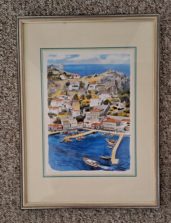 Bild Aquarelldruck - irgendwo am Meer | Kaufen auf Ricardo