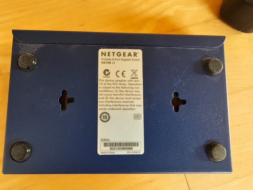 Netgear ProSafe 8-Port Gigabit Switch GS108 | Kaufen auf Ricardo