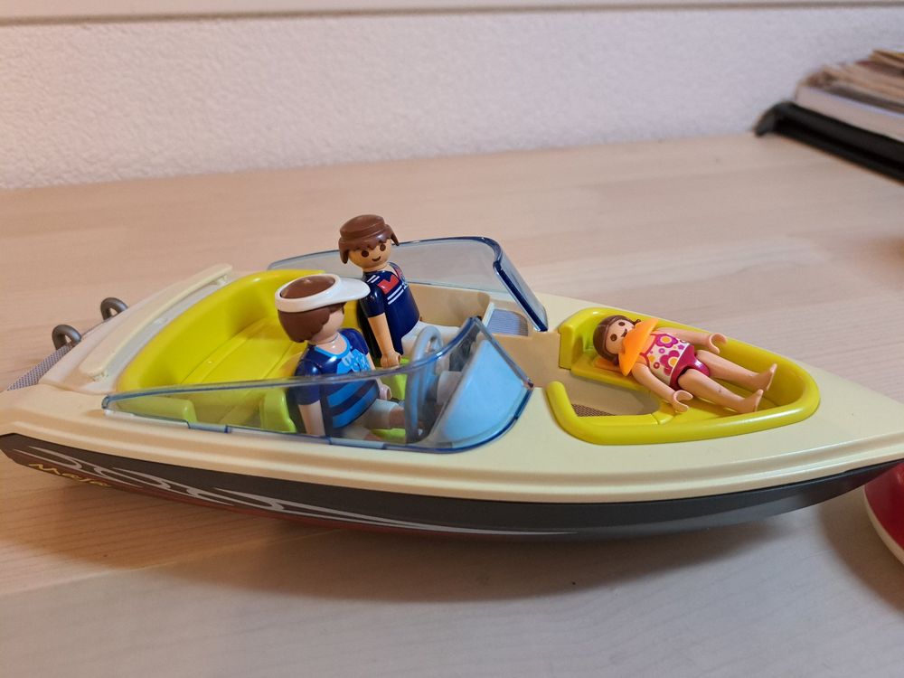 Playmobil Boot mit Schlauchboot (Gebraucht) in Gals für CHF 13 – mit ...