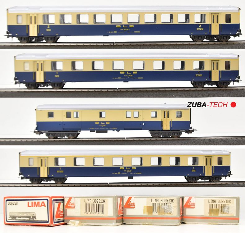 Lima 4x Personenwagen der BLS, H0 GS mit OVP (Gebraucht) in St. Gallen für CHF 56 – mit ...