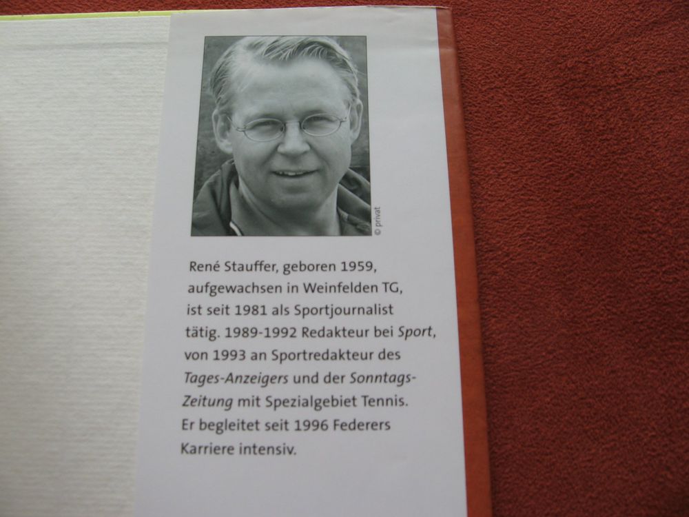 Roger Federer: Das Tennis Genie von René Stauffer (Gebraucht) in Zürich ...