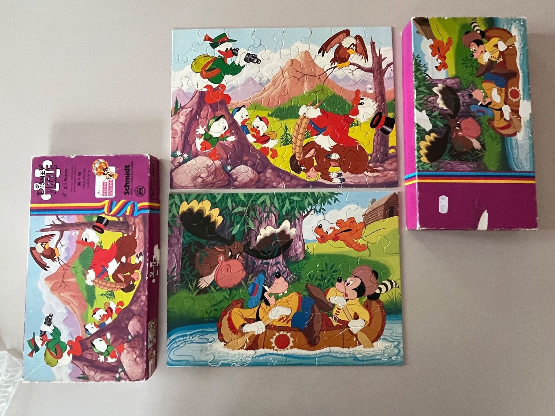Disney Puzzle Set, Vintage Schmidt Spiele, Komplett! (Gebraucht) in ...