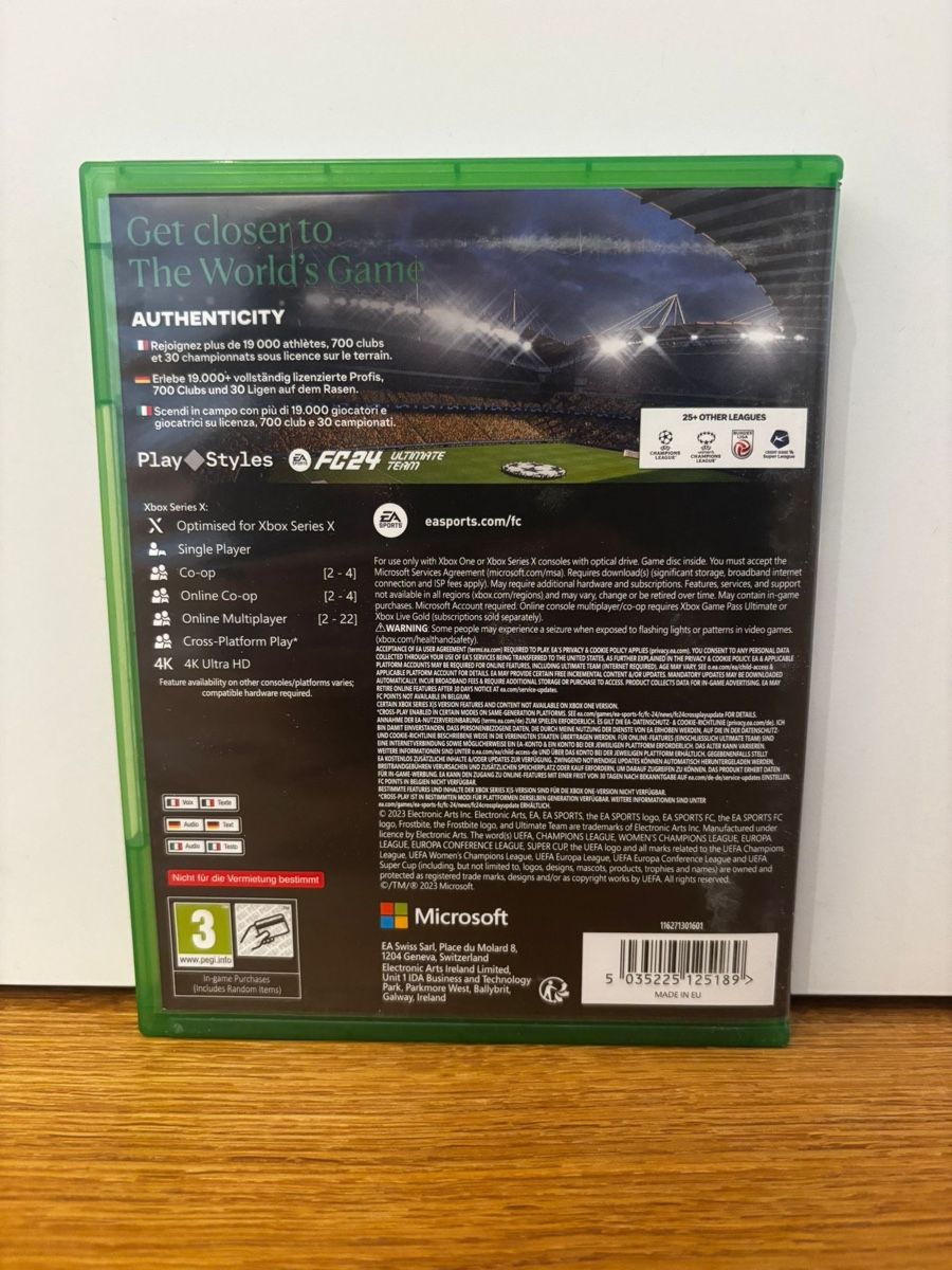 EA Sports FC 24 Xbox One/ Series X (Gebraucht) in Zuzwil SG für CHF 1 ...