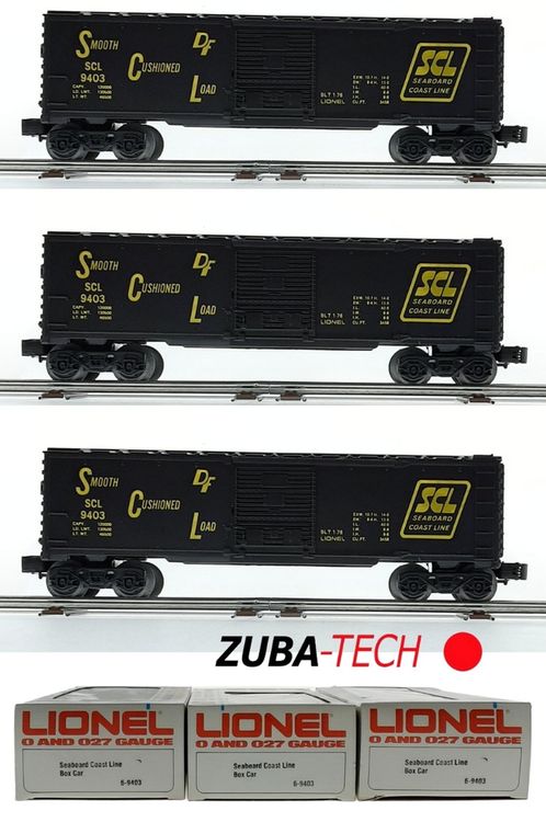 3x Lionel 6-9403 Seaboard Coast Line Box Car Spur 0 OVP | Kaufen auf ...