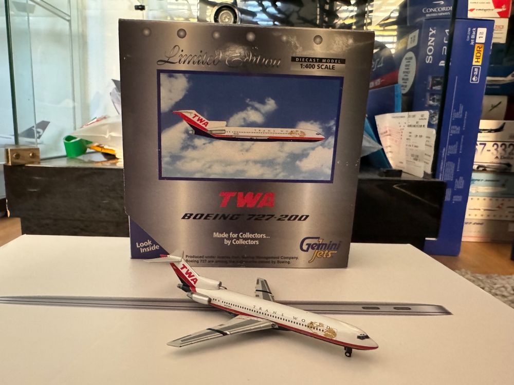 Trans World Airlines (TWA) Boeing 727-200 1:400 | Kaufen auf Ricardo