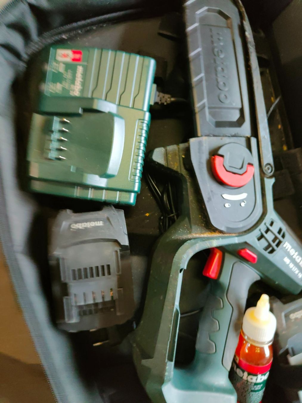 Tronçonneuse METABO MS 18 LTX 15 – 2 batteries + chargeur (D'occasion ...