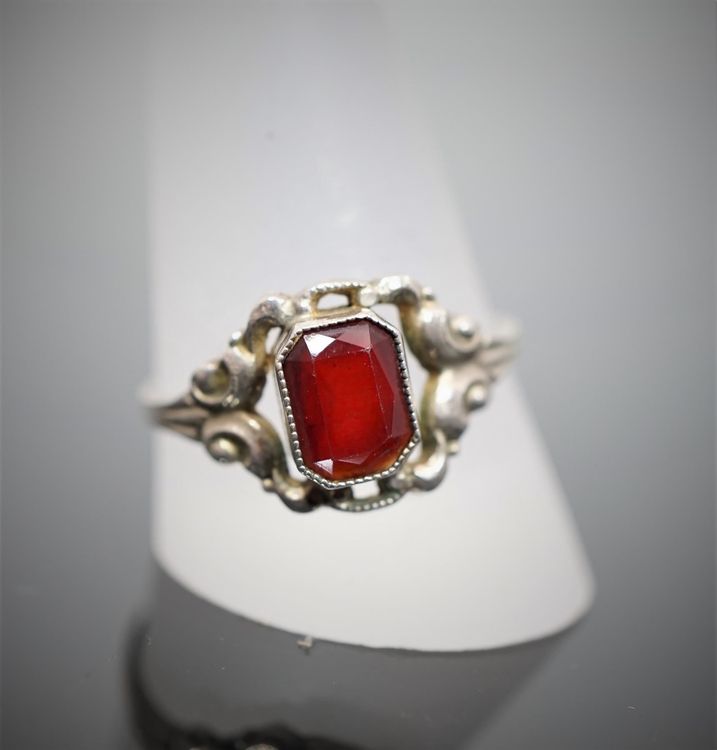 ANTIK RING 835 SILBER TURMALIN EDELSTEIN | Kaufen auf Ricardo