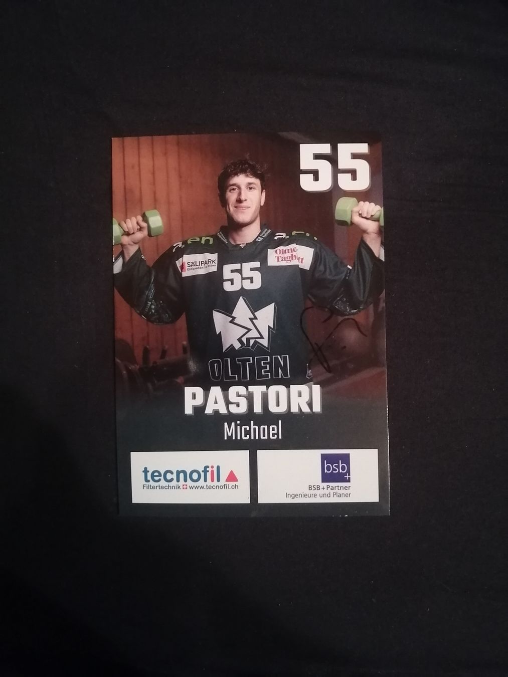 EHC Olten Autogrammkarte von #55 Michael Pastori (Neu (gemäss ...
