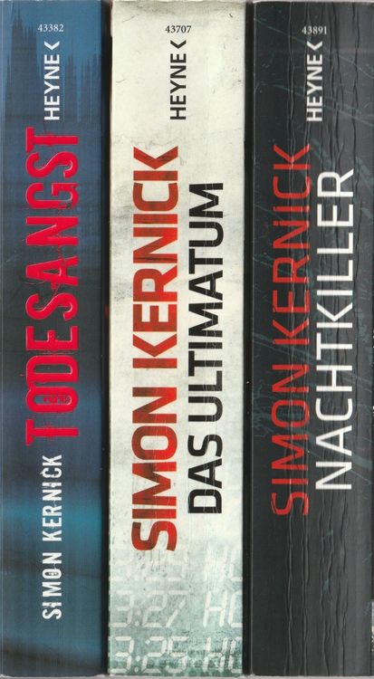 Simon Kernick - Todesangst / Das Ultimatum / Nachtkiller (Gebraucht) in ...