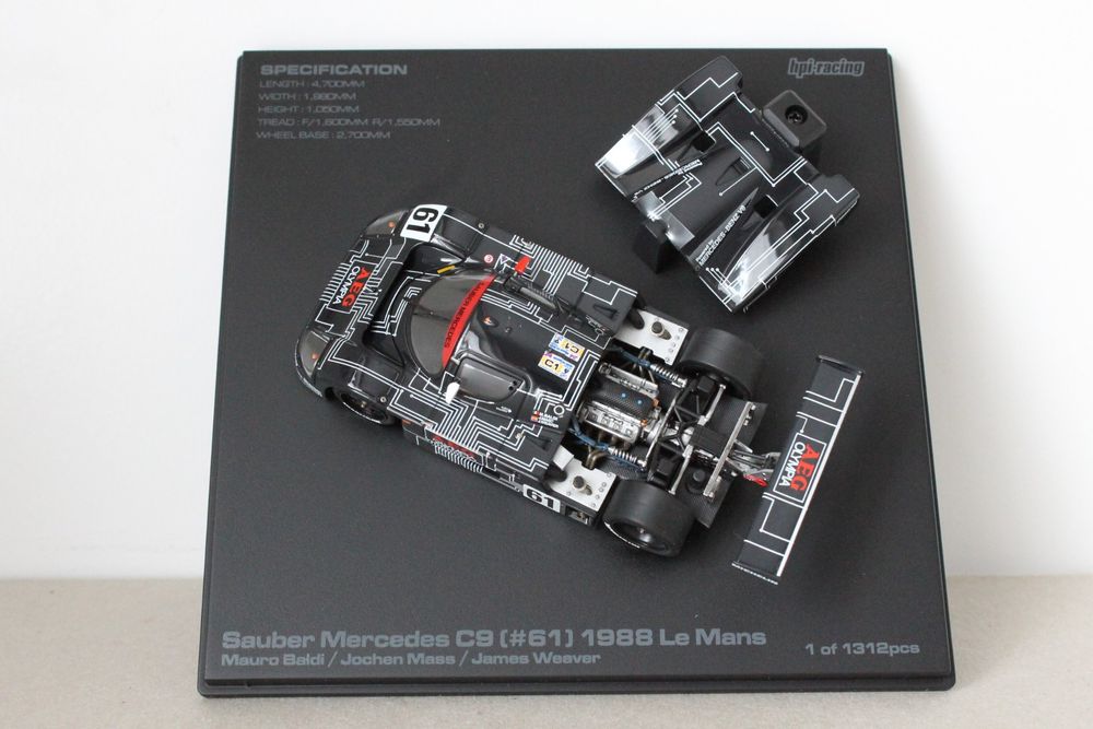 Sauber Mercedes C9 # 61 1988 Le Mans / HPI-Racing 1:43 | Kaufen auf Ricardo