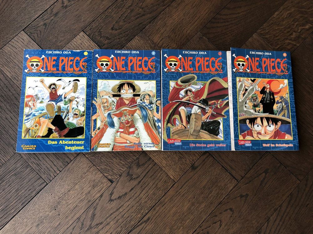 One Piece Band 1 bis 4 deutsch (Gebraucht) in Zürich für CHF 19 – mit ...