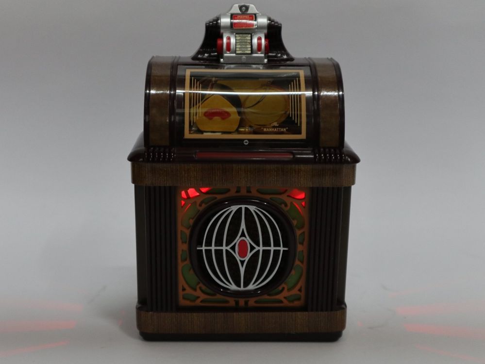 Mini Jukebox Packard Manhattan Pla Mor 1947 Art Deco (Neu (gemäss ...