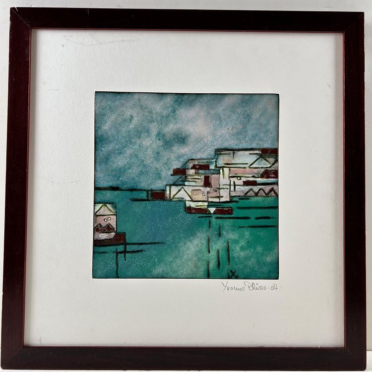 Yvonne PLÜSS Email Gemälde Handsigniert. (Gebraucht) in Neuhausen am Rheinfall für CHF 10 – mit ...