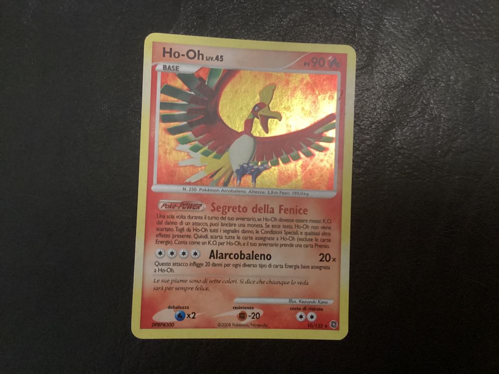 Ho-oh Holo 10/132 Rätselhafte Wunder ITAL Light Played ab 1 (Gebraucht ...