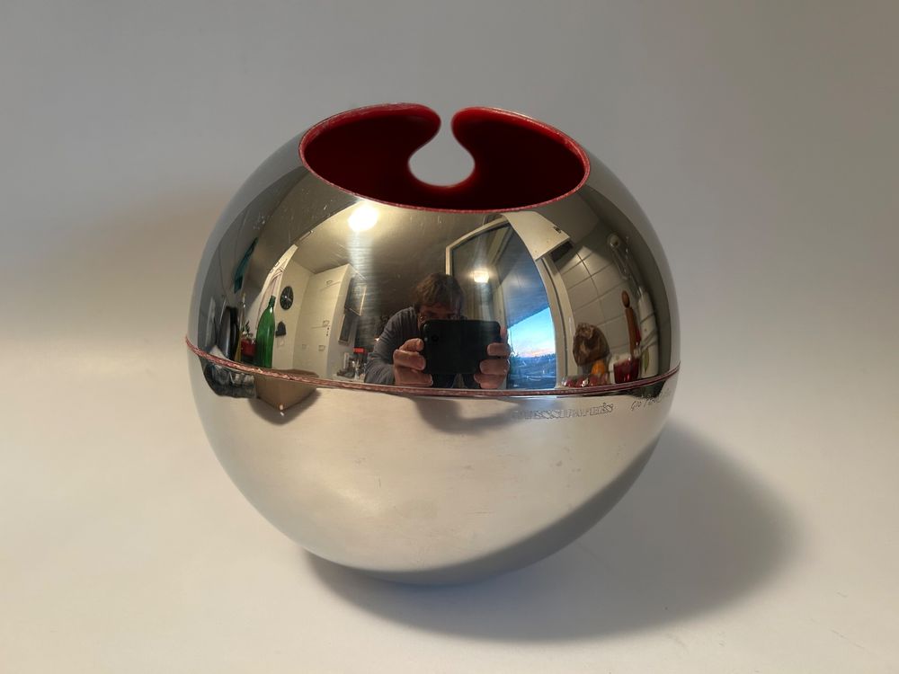 Vase Alessi von Gio Pomodoro ca. 1960 (Gebraucht) in rotkreuz für CHF ...