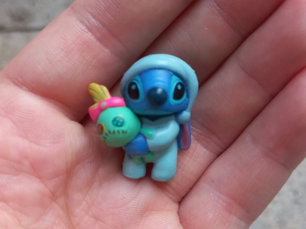 Stitch mit Schrulle ca 2.5cm/ Setzkasten, Cake Topper (Neu (gemäss ...
