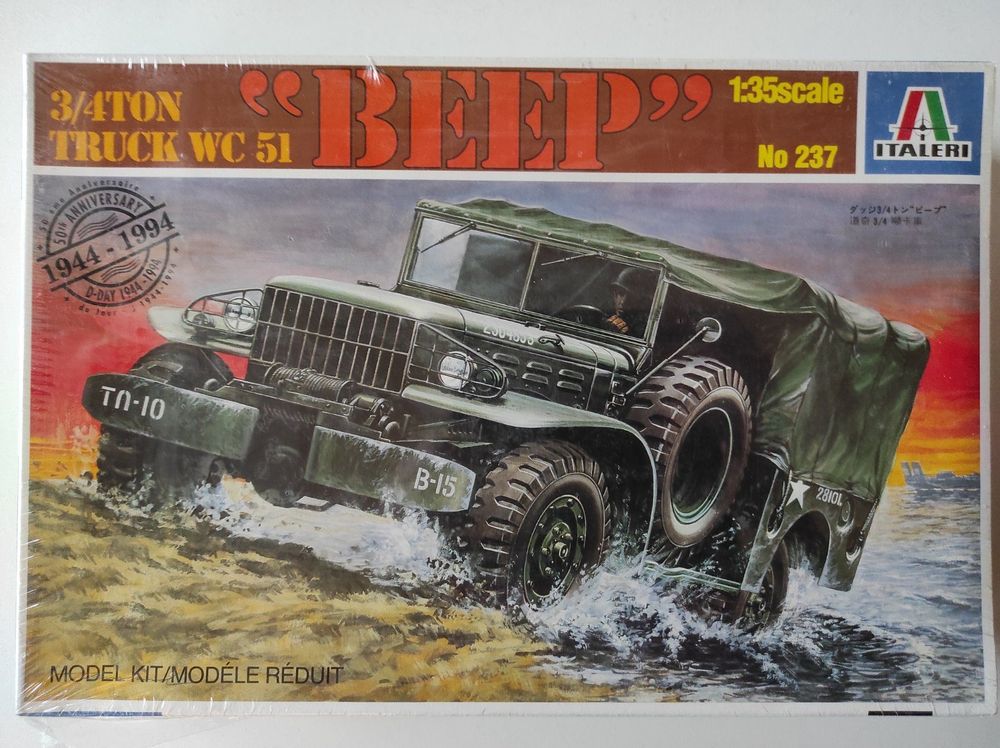 Dodge WC51 3/4 Ton Truck "Beep" der US Army von Italeri 1/35 (Neu und ...