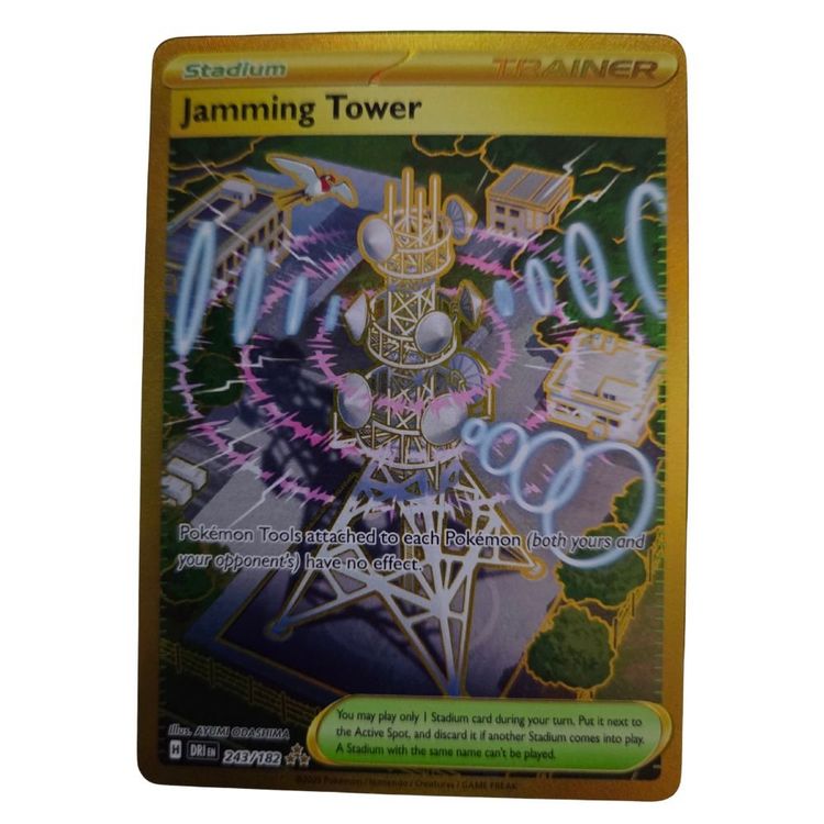 Jamming Tower Hyper Rare 243/182 Destined Rivals Pokémon NM (Gebraucht ...