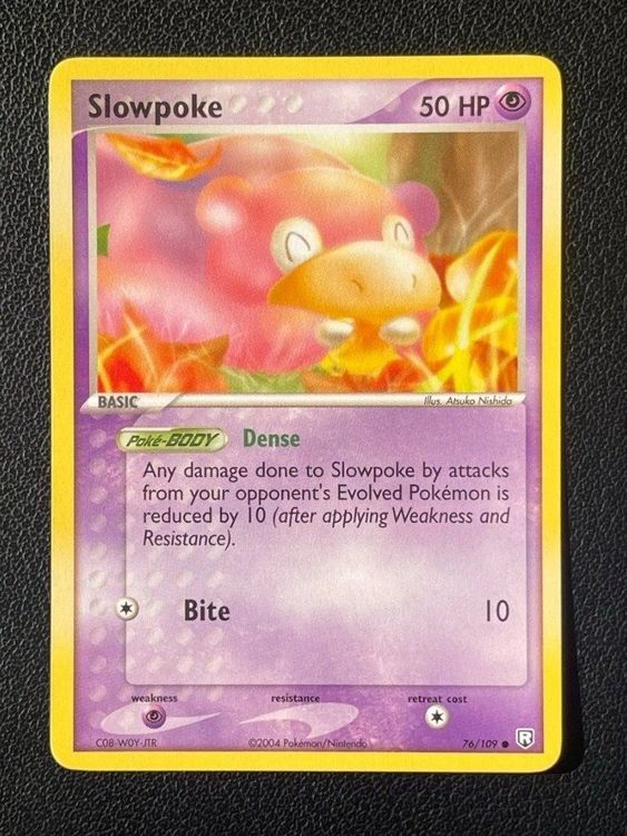 Slowpoke 76/109 Pokémon Ex Team Rocket Returns (Neu (gemäss ...