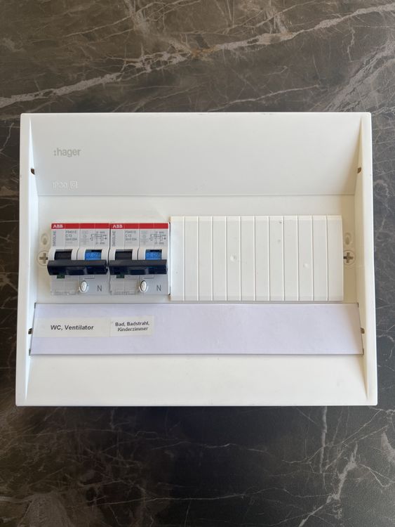 Hager Kleiverteiler mit zwei FI/LS | Kaufen auf Ricardo