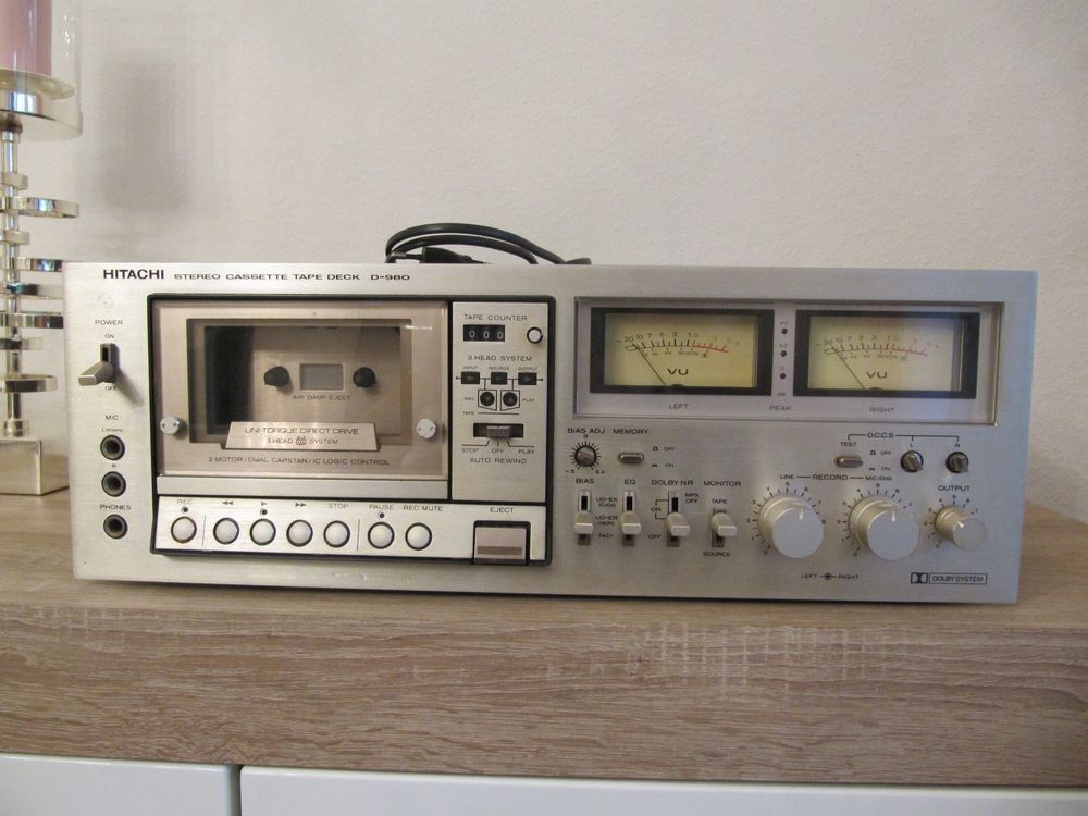 HITACHI Stereo Cassete Tape Deck D-980 (Gebraucht) in Basel für CHF 220 ...