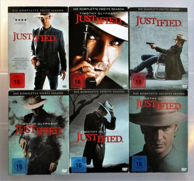 JUSTIFIED - Komplette Serie Staffeln 1-6 Timothy Olyphant | Kaufen auf Ricardo
