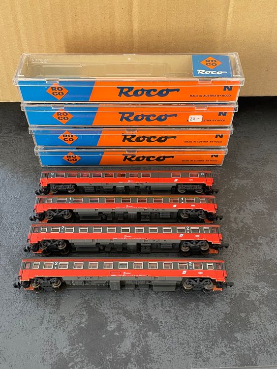 Roco N Set 24283 24284 (2) 24285 EC OBB A+WR+B+B (Gebraucht) in STABIO ...