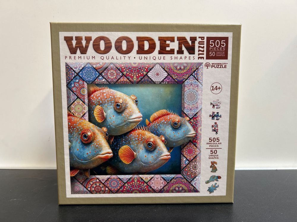 Neu Holzpuzzle Wooden Tropical Fish 505 Teile (1x) (Neu und ...
