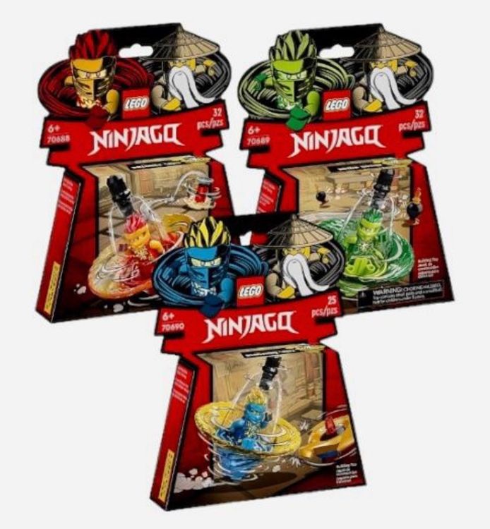 LEGO 3-Pack, 70688 / 70689 / 70690, Ninjago Spinjitzu Tra. | Kaufen auf ...