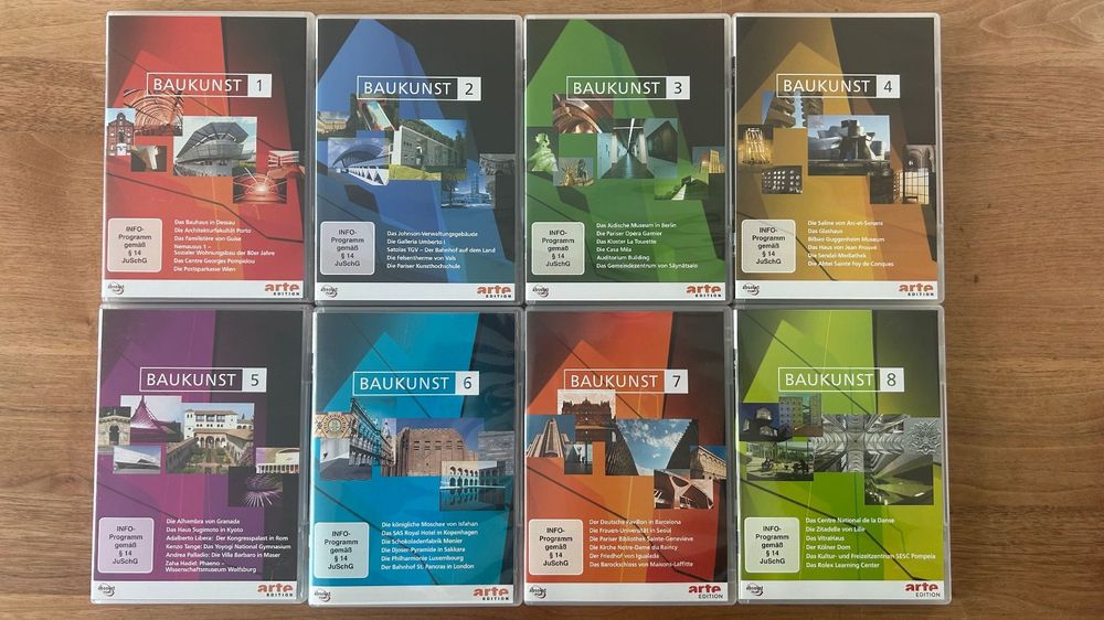 Arte Baukunst Staffel 1-8 (Architektur DVD Sammlung) (Gebraucht) in ...