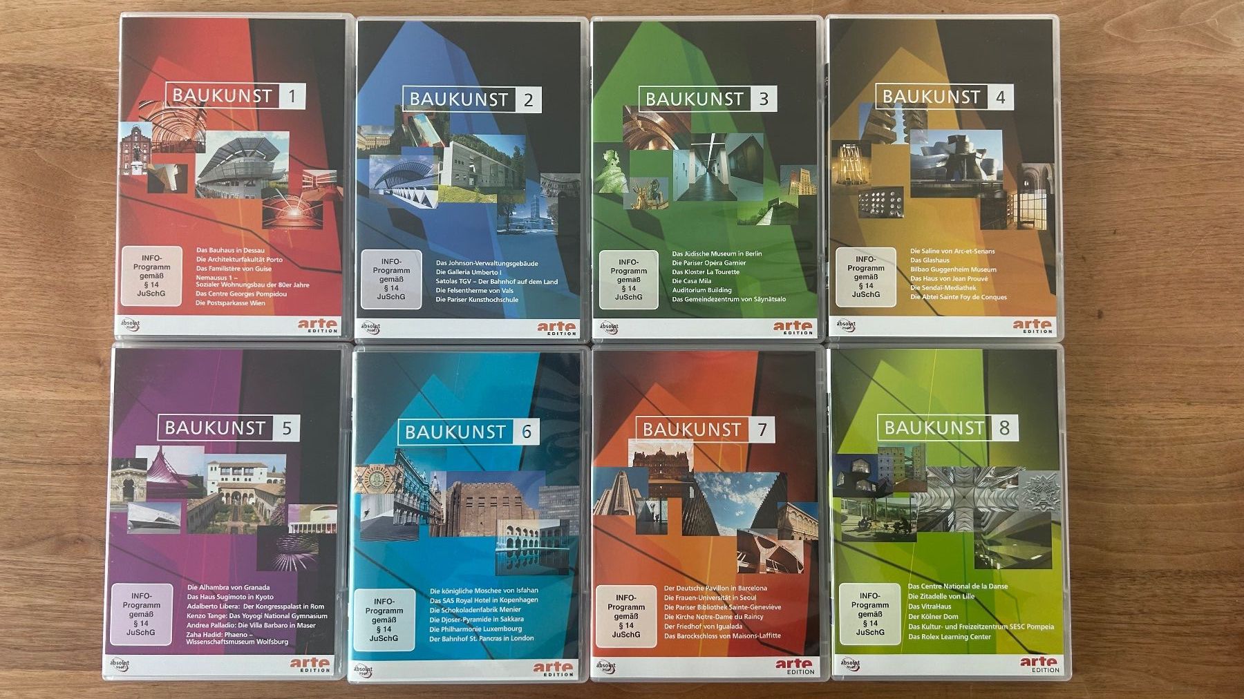 Arte Baukunst Staffel 1-8 (Architektur DVD Sammlung) (Gebraucht) in ...