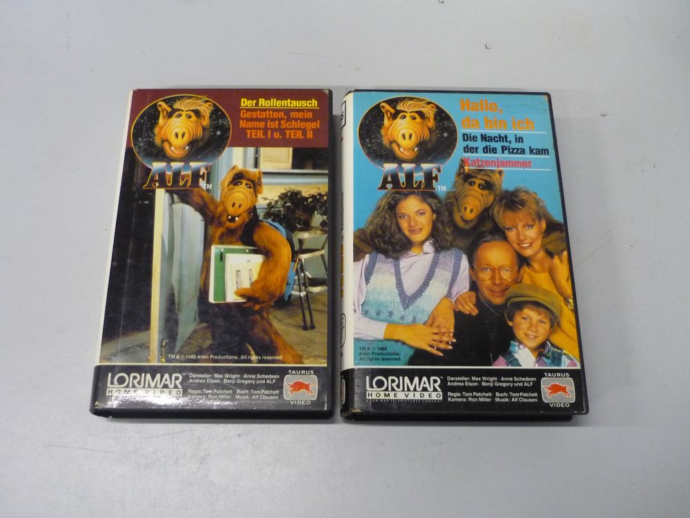 2x VHS - Alf tv serie - Video Erstausgaben - Top Sammlung (Gebraucht ...